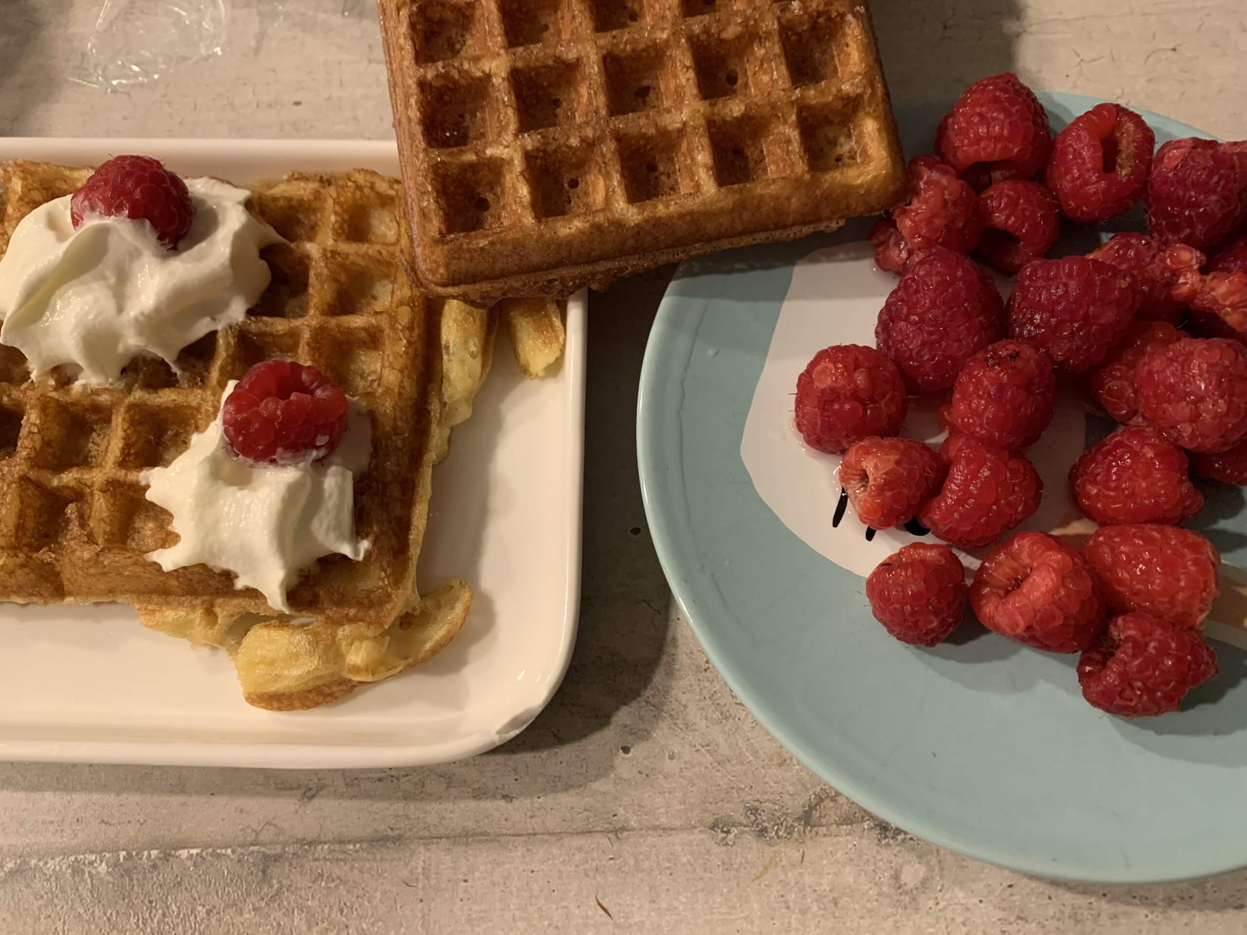 Gaufres - Rose en cuisine