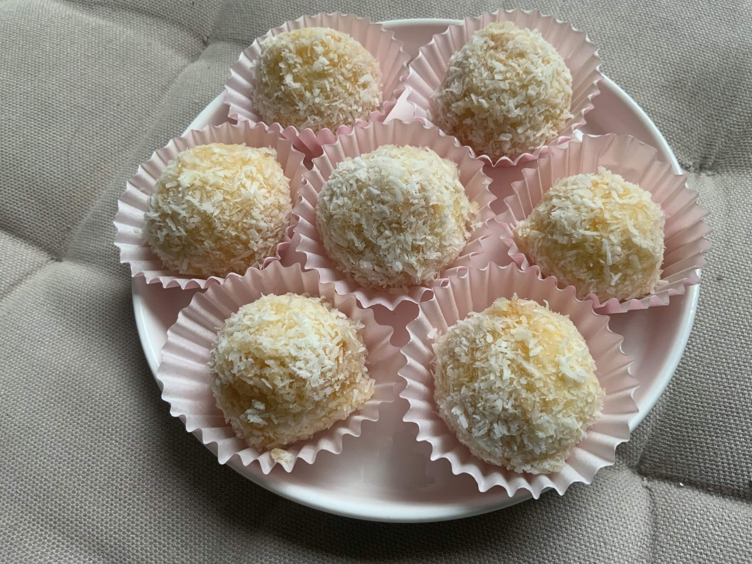 Boules noix de coco ultra fondantes ("richbond") - Rose en cuisine