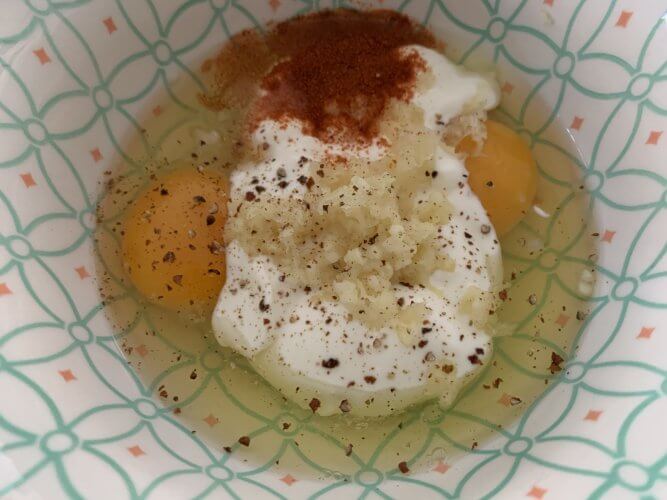 Beignet d’aubergine (au four) - Rose en cuisine