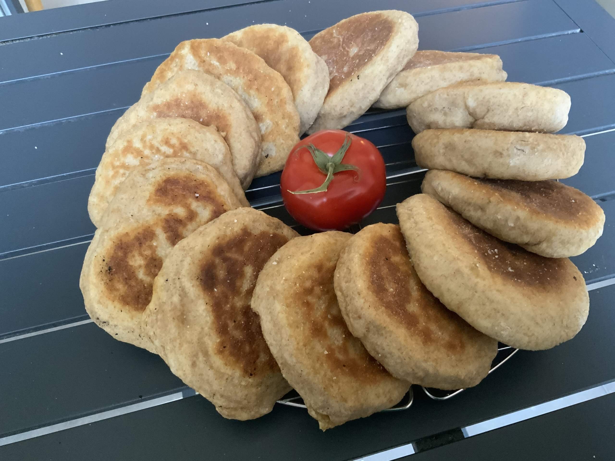 Petit pain muffin complet - Rose en cuisine