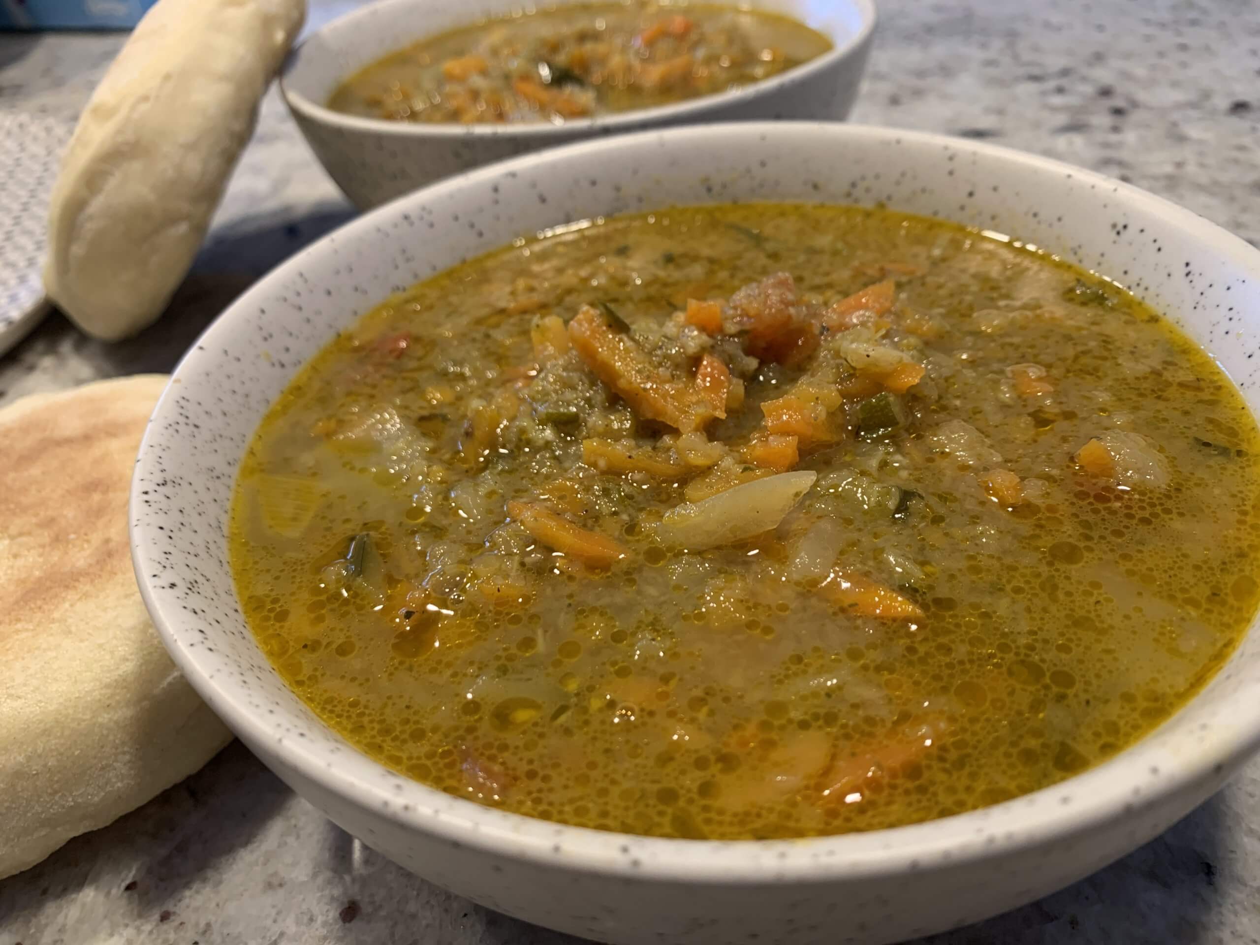 Soupe patate douce carottes - Rose en cuisine