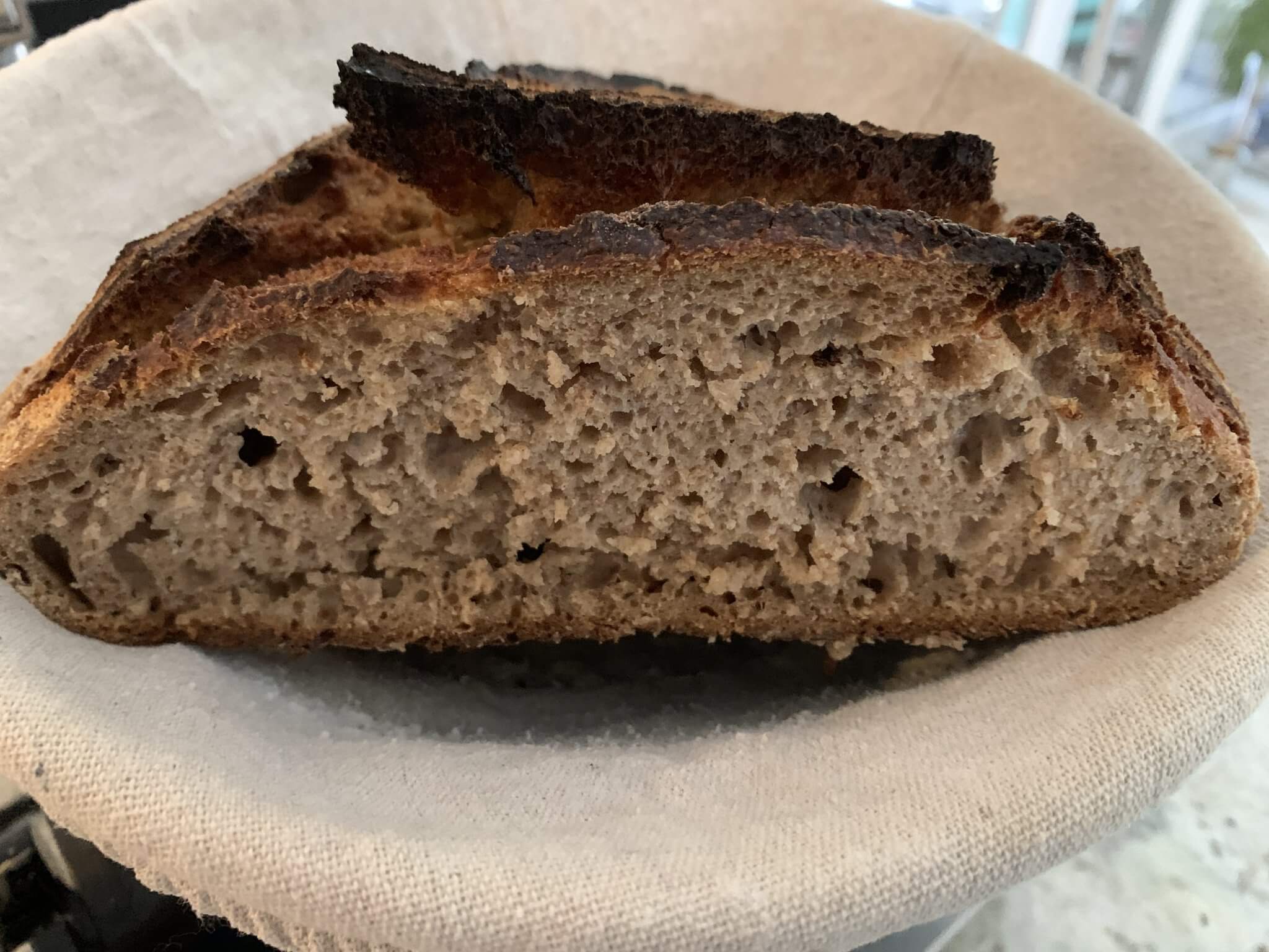 Pain complet au levain - Rose en cuisine