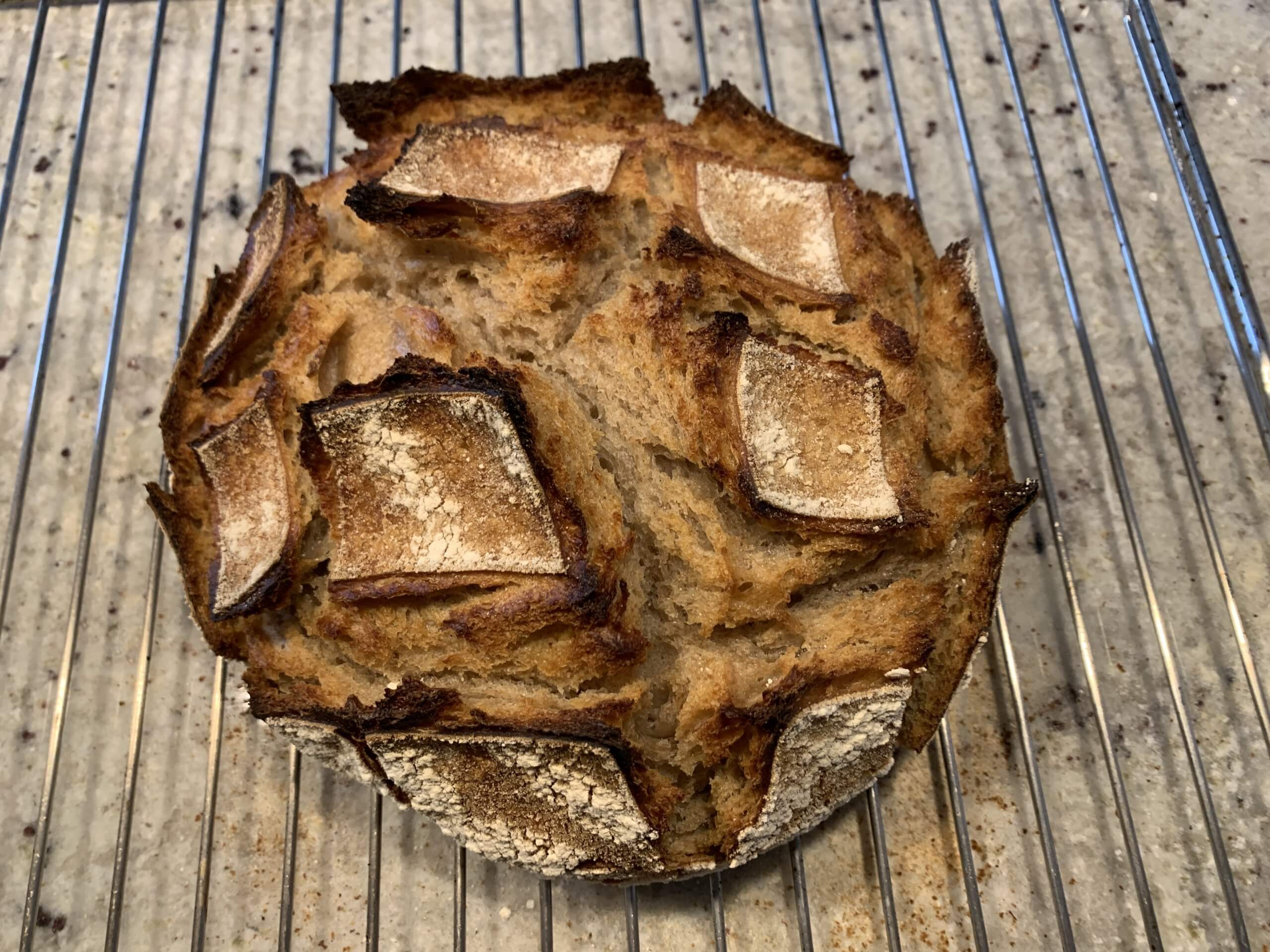 Pain complet au levain - Rose en cuisine
