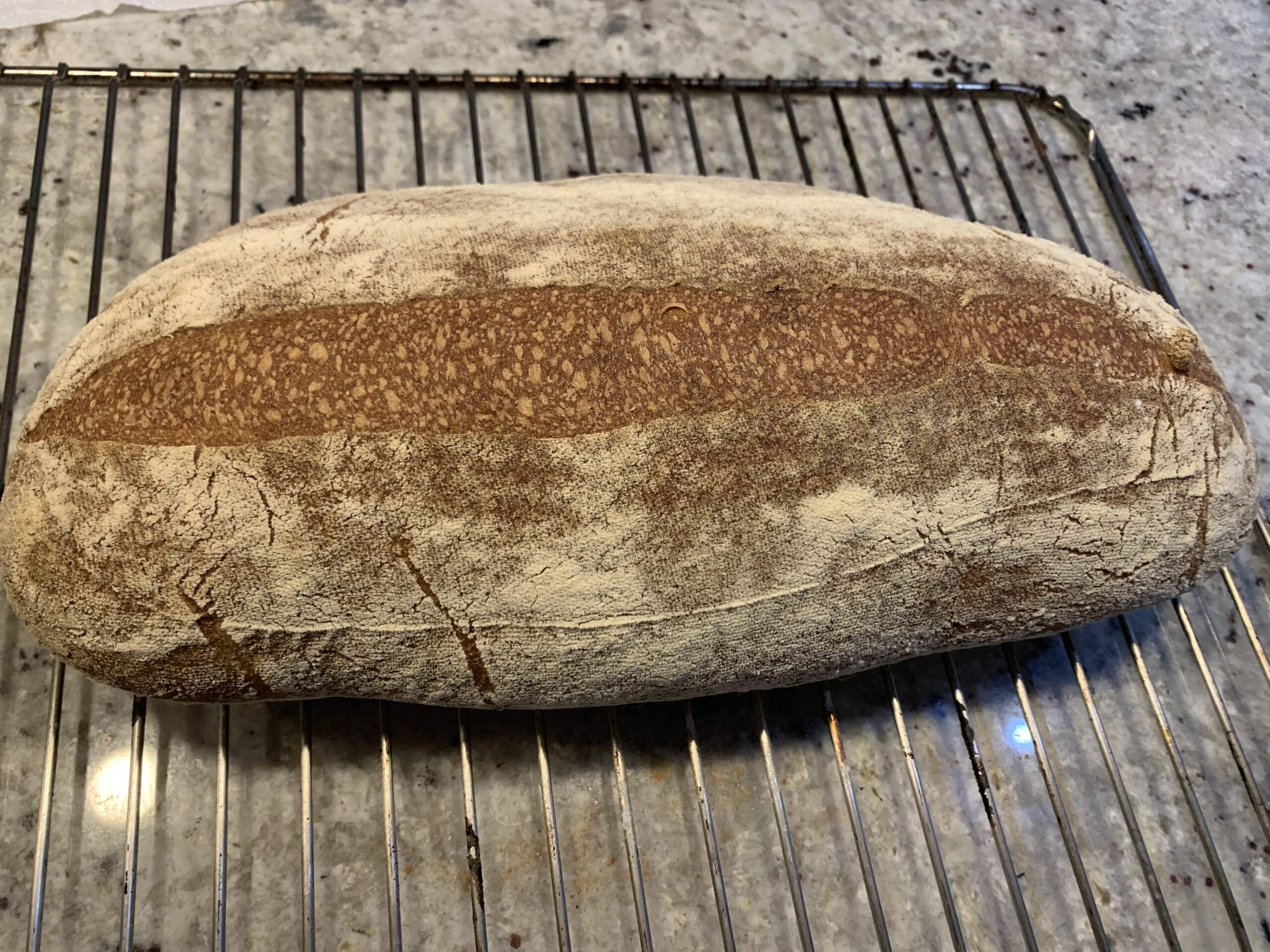 Pain de meule sur levain dur - Rose en cuisine