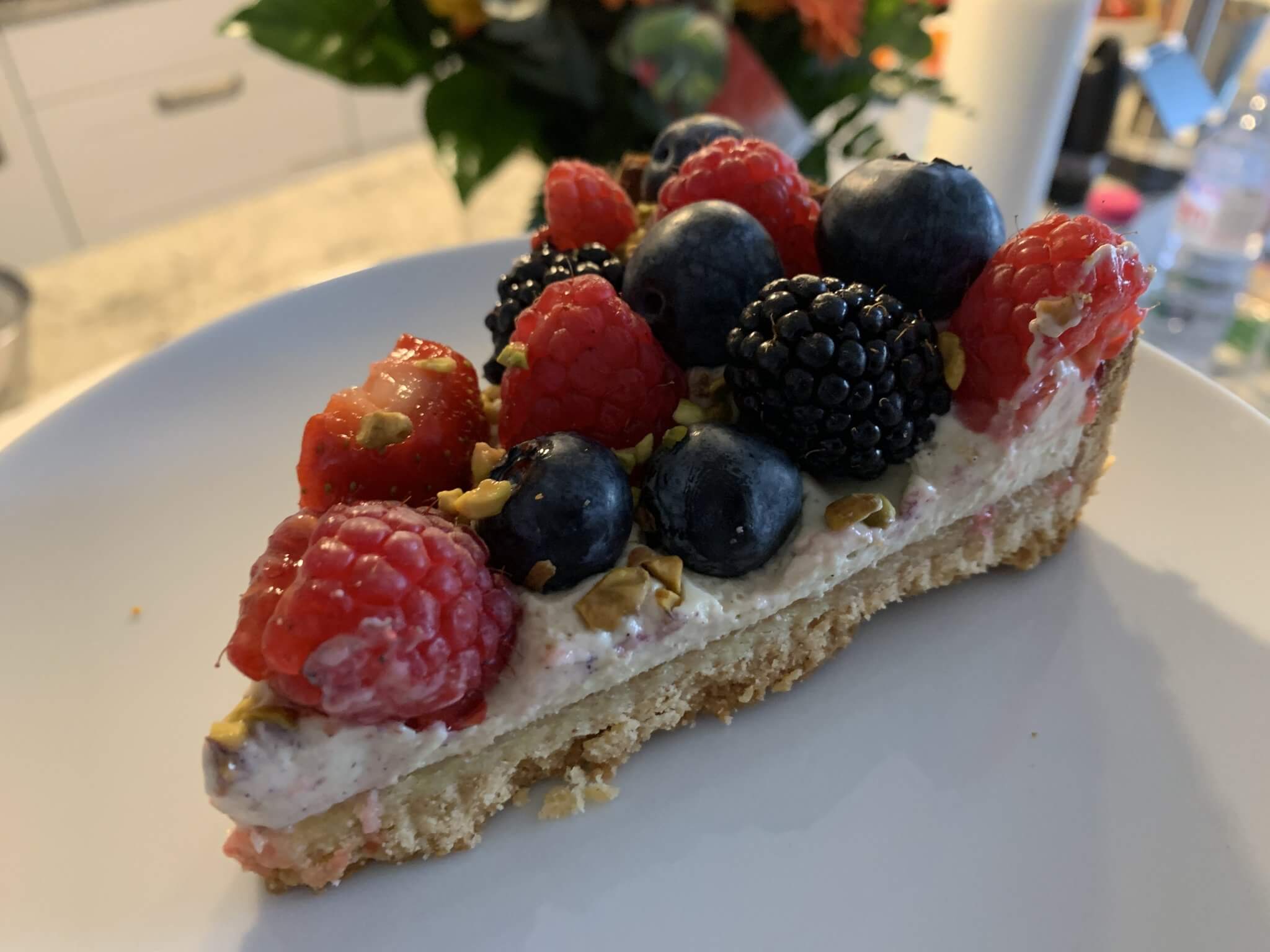 Tarte aux fruits rouges - Rose en cuisine