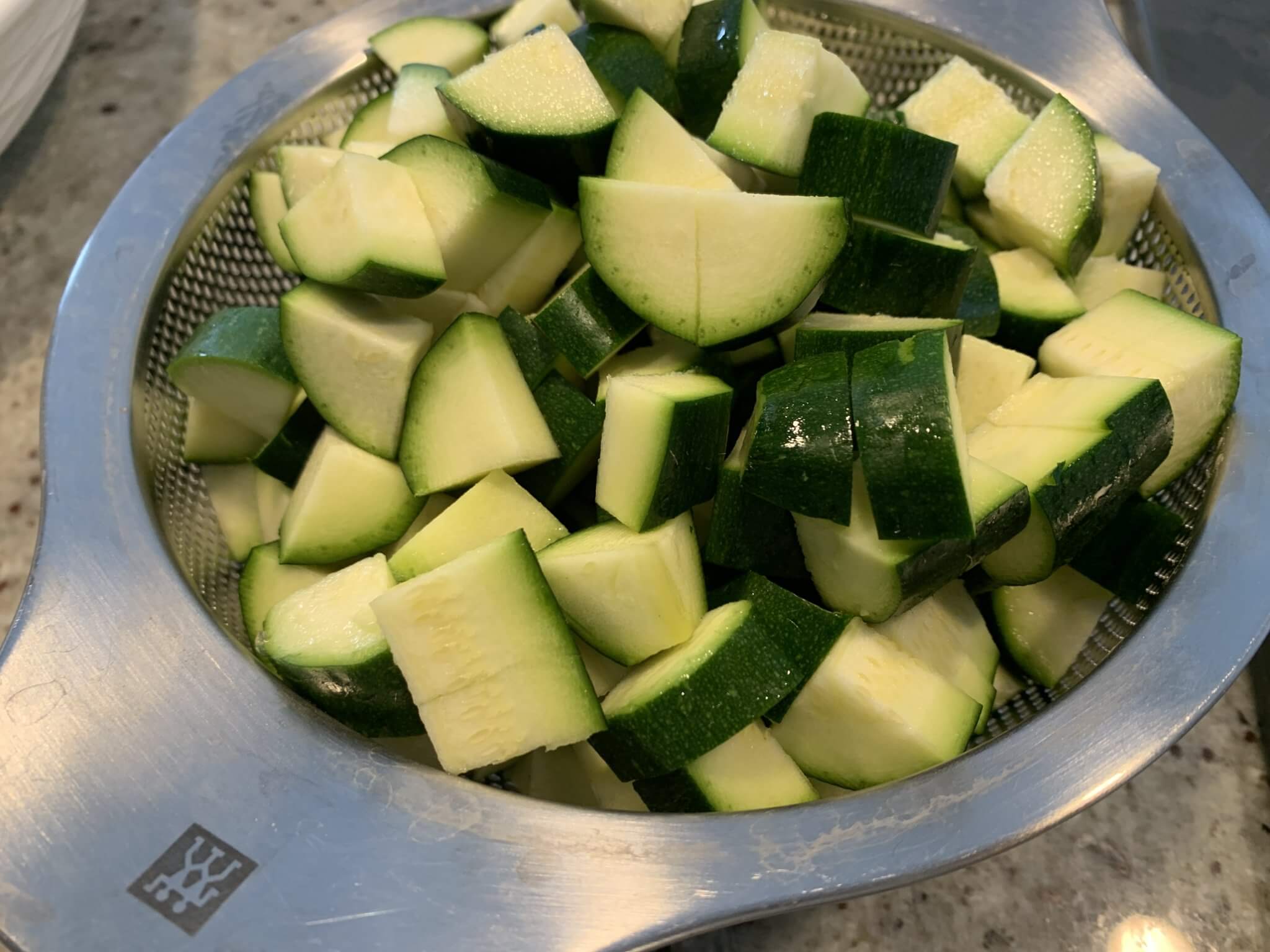 Flammekueche courgette - Rose en cuisine