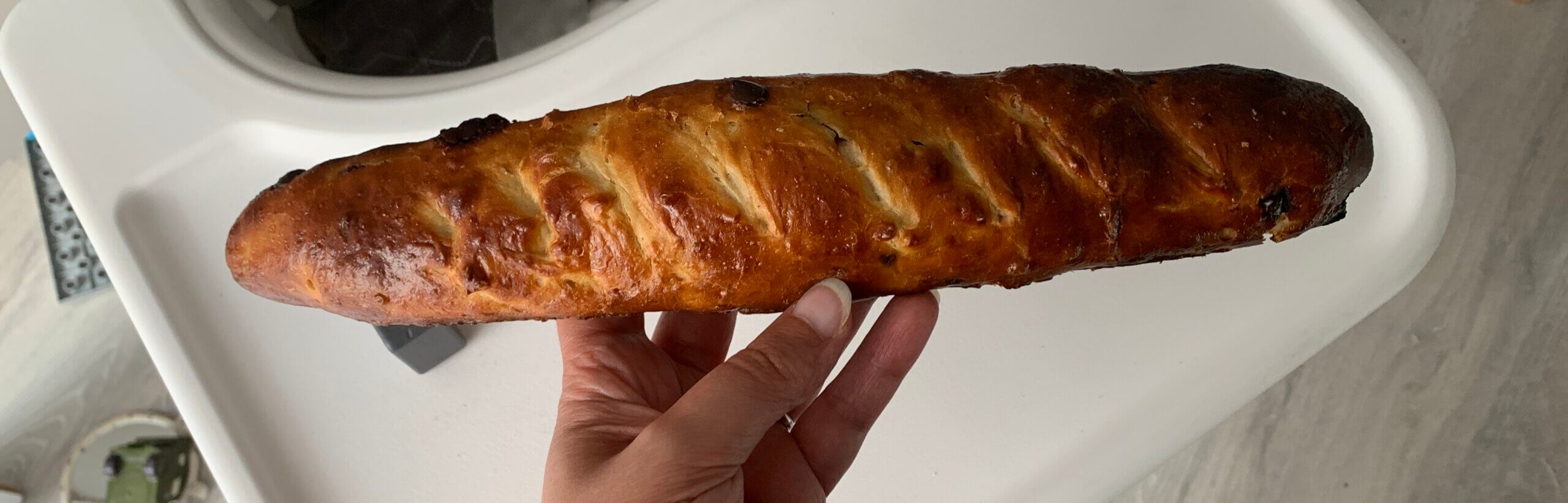 Viennoise aux pépites de chocolat - Rose en cuisine